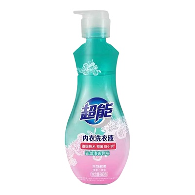 超能内衣洗衣液860g大瓶家用装
