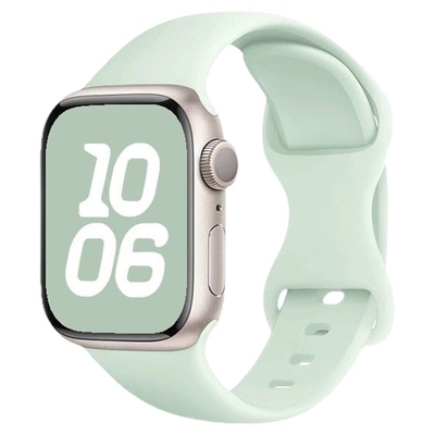 适用iwatchS10表带蝴蝶扣硅胶手表带ultra2表带防水防汗多色可选