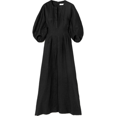 【折扣】FAITHFULL THE BRAND女士亚麻超长连衣裙