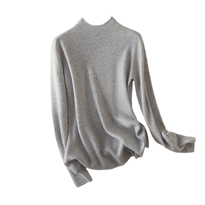 IHIMI海谧简约半高领针织打底衫