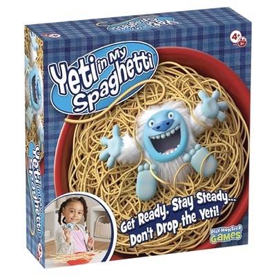 美国PlayMonster Yeti in My Spaghetti面条不要掉落雪人桌面游戏