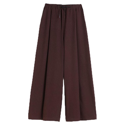 ivykki宽松百搭阔腿休闲裤