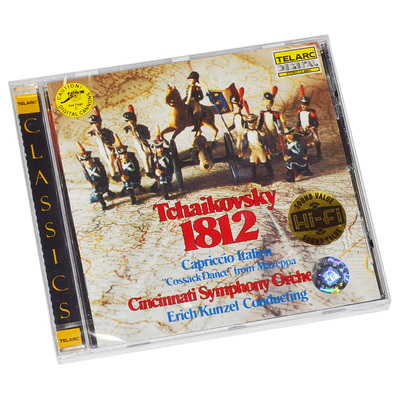 正版 柴可夫斯基 1812 序曲 意大利随想曲 进口CD TELARC CD80041