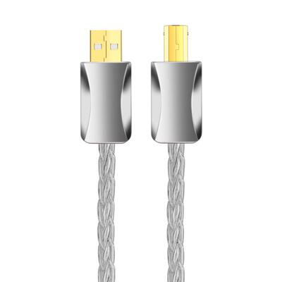 YYTCG纯银usb音频线声卡连接线
