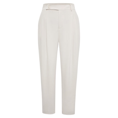 【松弛有度】 BBLLUUEE/粉蓝衣橱2025夏装新款时尚通勤垂感长裤女