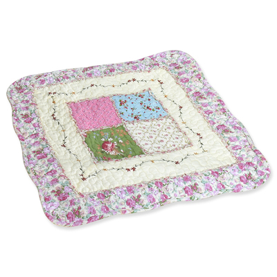 全棉布艺电脑椅通用绑带防滑垫子