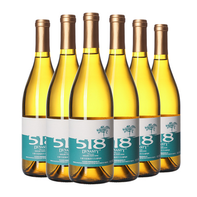 王朝518玫瑰香半干白葡萄酒