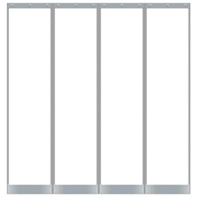 空调门帘加厚隔热挡风磁吸店铺商用防风隔断帘PVC透明塑料软门帘