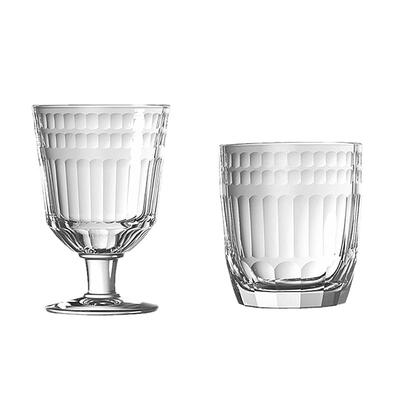 法国玻璃平底鸡尾酒杯子