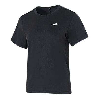Adidas/阿迪达斯正品圆领透气运动短袖新款女短袖T恤KU8737