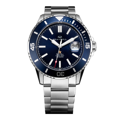 海鸥手表夜光潜水自动机械男表