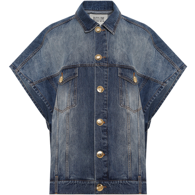 RUCOLINE无袖宽松牛仔外套