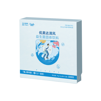【无惧嘌呤】华大益生菌基因营养优美达清风尿酸嘌呤肠胃酸值平衡