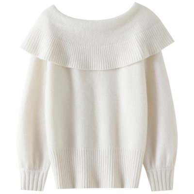 启超官方高端100%纯山羊绒衫