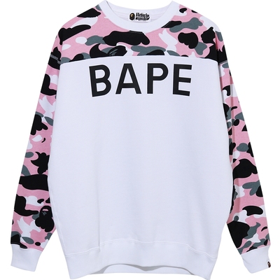 BAPE女装迷彩图案卫衣