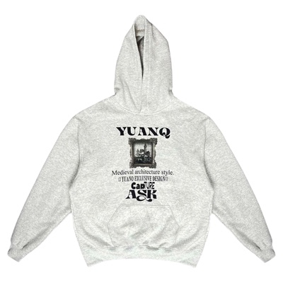 小众原创美式复古重磅加绒卫衣