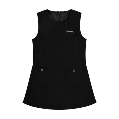 BarryBanny女童赫本风无袖连衣裙