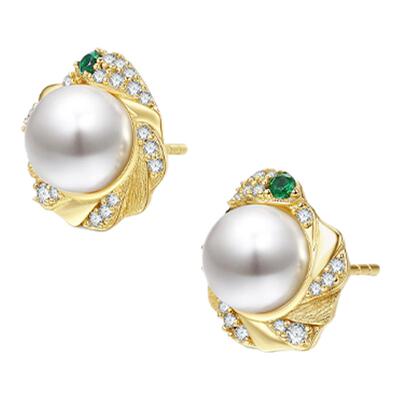 Orange Cube灵蛇耳环s925银耳饰优雅小众设计轻奢饰品送女友礼物