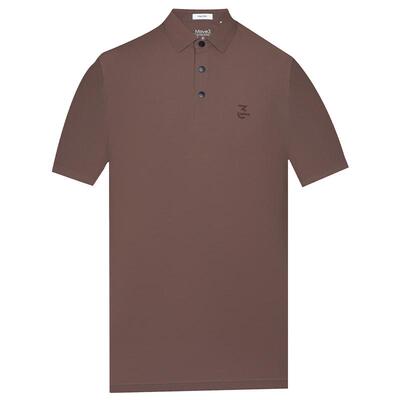 VSKONNE短袖易打理通勤翻领polo