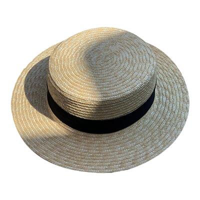 防紫外线平沿防晒休闲百搭草帽