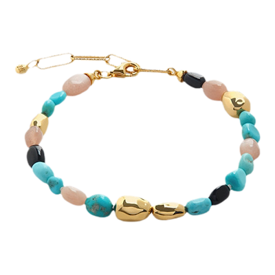 Monica Vinader莫妮卡手链Rio Beaded缤纷宝石串珠手链手饰女夏日