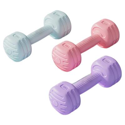 特步彩色小哑铃健身女士家用杠铃