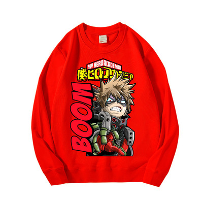 MyHeroAcademia长袖圆领卫衣棉