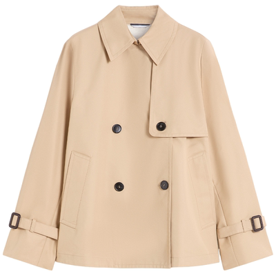 Weekend MaxMara 2026春夏新款女装短款双排扣风衣5021056106&