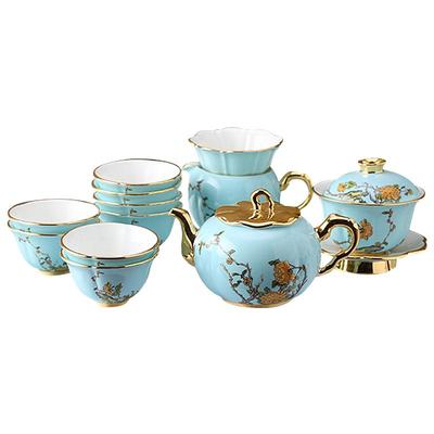 永丰源15头新中式泡茶盖碗陶瓷