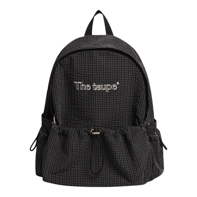 博主同款双肩包大学生刺绣书包女