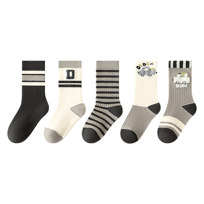 男童袜子秋冬季新疆长绒棉高筒袜