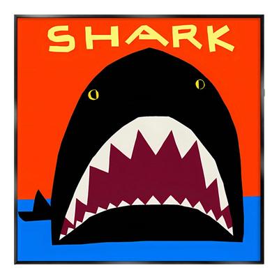 趣味多巴胺动物卧室装饰画卡通可爱儿童房沙发挂画床头柜摆画挂画