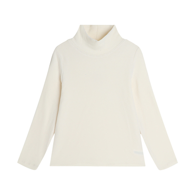 沫沫家童装冬装女童纯色打底衫2026秋冬季新款儿童高领长袖T恤