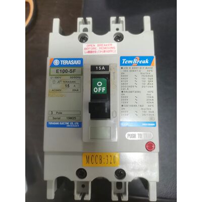 【维修议价】件TERASAKI寺崎断路器E100SF3P15A690V型号19M2议价5