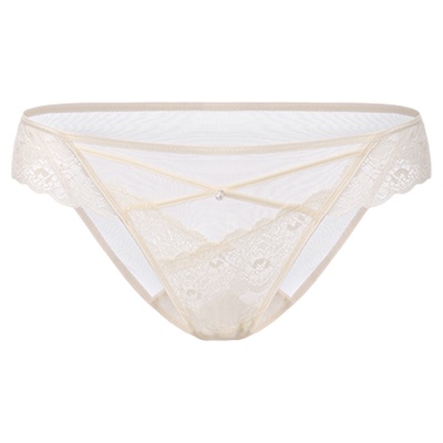 「LA」Celia·暗香收束丨静感系列*法式纯欲蕾丝网纱镂空女士内裤