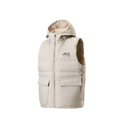 ECCO×白山联名系列 25新户外防泼水轻量羽绒马甲外套男EW253J024