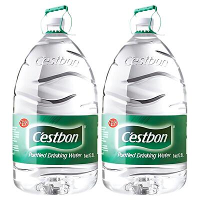 【正品保障】怡宝官方授权纯净饮用水12.8L*3桶箱装大桶家用商用