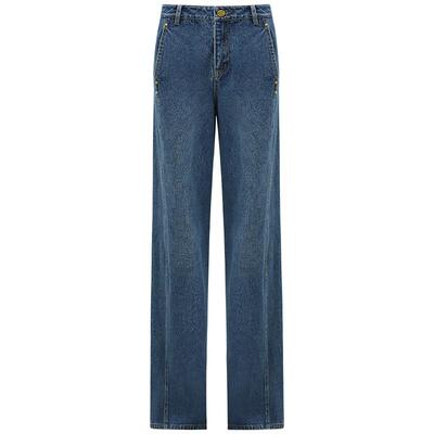 COCOBELLA复古水洗牛仔裤