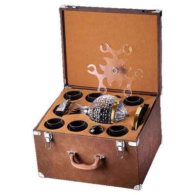 法国水晶高脚杯红酒杯礼盒套装