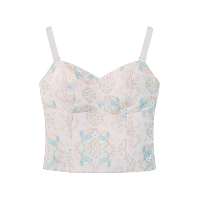 萧娘【美背】宋锦桑蚕丝美背简约百搭打底女士美背内衣XNA0233