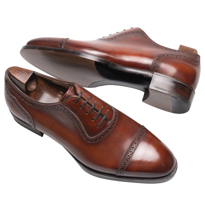 意大利手工固特异工艺牛津皮鞋