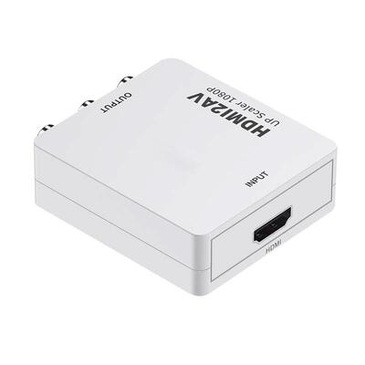 优普胜HDMI转AV线高清转换器三色线莲花头转换线转接器老式电视机接网络机顶盒连接线电脑视频小米盒子3色线