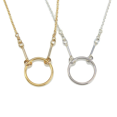 dogeared圆满锁骨链KARMA圆环