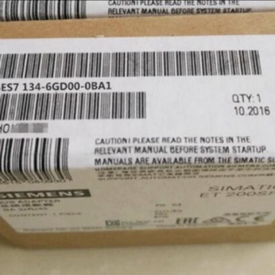 议价6ES7134-6GD00-0BA1西门子ET200SP4路输入模块6ES71346GD000B