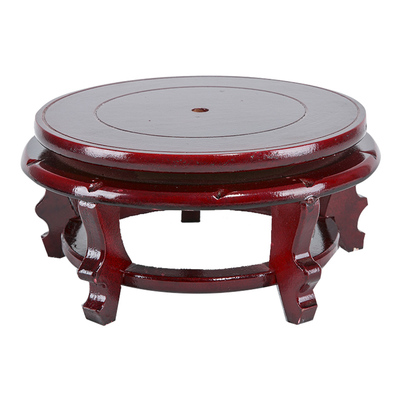 可旋转底座圆形摆件花盆景垫高