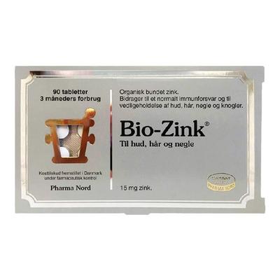 丹麦原装Pharma Nord法尔诺德锌片女 男性补锌 葡萄糖酸锌片120片