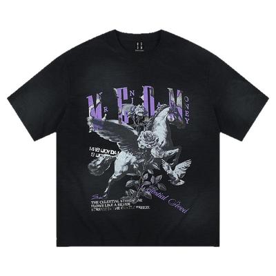 MEDM25SS天马做旧竹节棉短袖