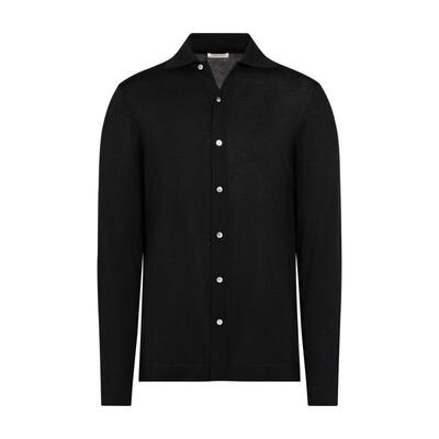 Suitsupply黑色Polo开襟衫