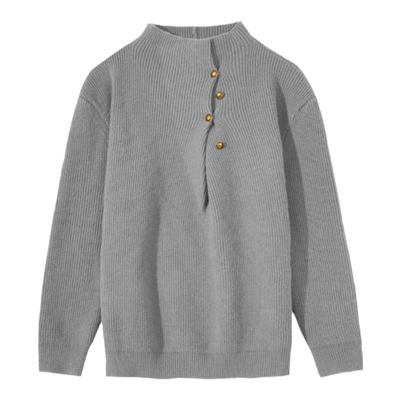 Hualun套头不规则针织衫