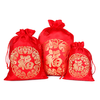 中国中国风新年福袋抽绳束口袋